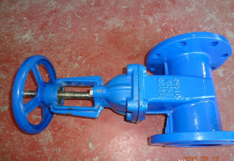 Z41X RRHX Resilient Seated Gate Valve Blue Iron Coating EPDM / NBR
