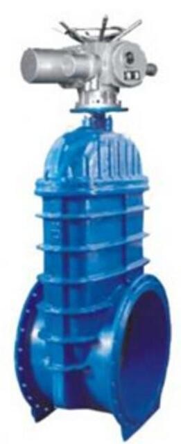 DN 800mm Resilient Seat Gate Valve , DIN F4 Water Motor Gate Valve