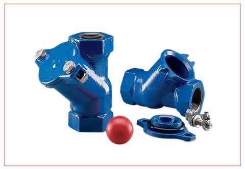 Industrial Horizontal Ball Check Valve For Sludge Pump / Low Pressure ...
