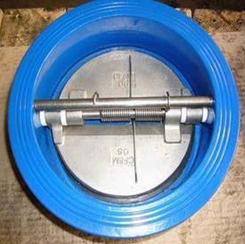 Cast Iron Body swing type check valve NRV SS Disc Double Door With SS ...