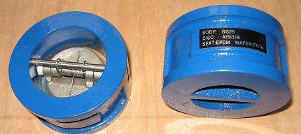 Cast Iron Body swing type check valve NRV SS Disc Double Door With SS ...